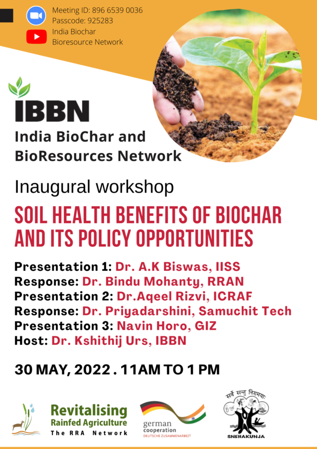 Workshop on : Soil Health Benefits of Biochar and its Policy ...